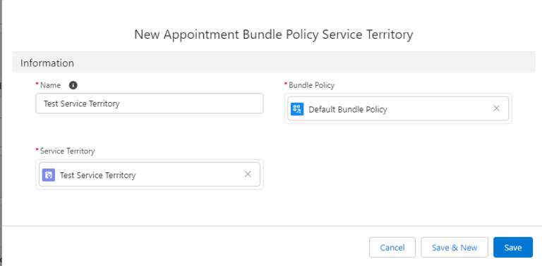 Salesforce Field Service – Automated Appointment Bundling – archwise