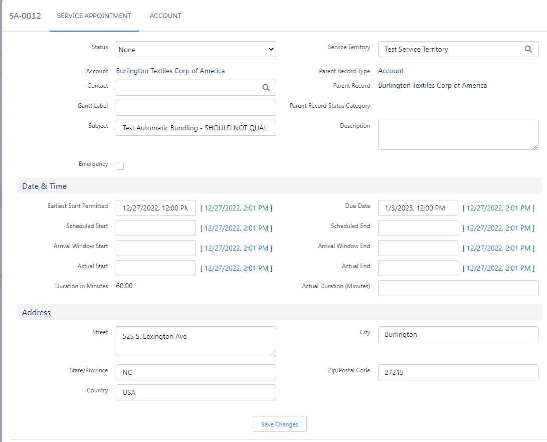 Salesforce Field Service – Live (Automated) Appointment Bundling – archwise