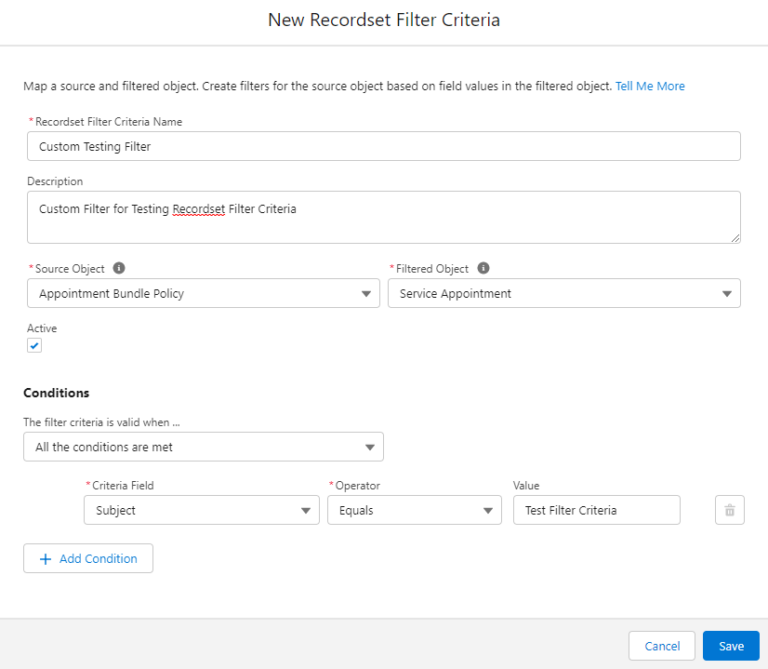 Salesforce Field Service – Appointment Bundling Custom Configuration ...